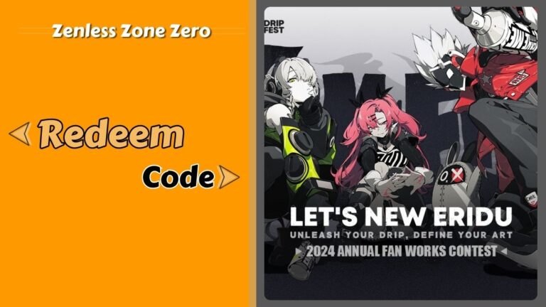 Zenless Zone Zero Codes (All ZZZ Redeem Gift Codes)